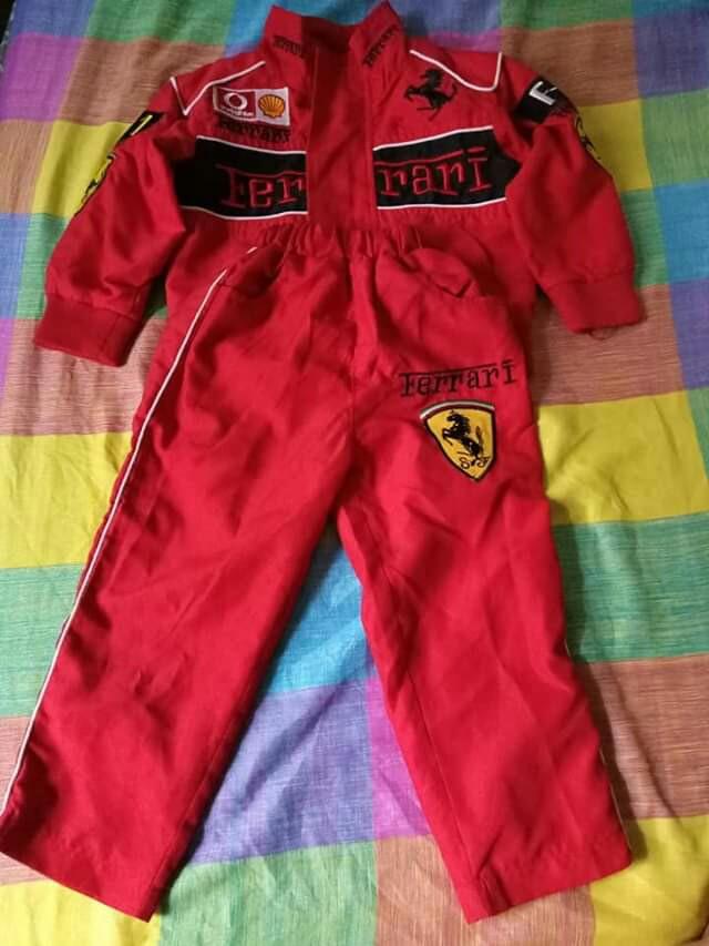 Ferrari Racing Costume, Babies & Kids, Babies & Kids Fashion on Carousell