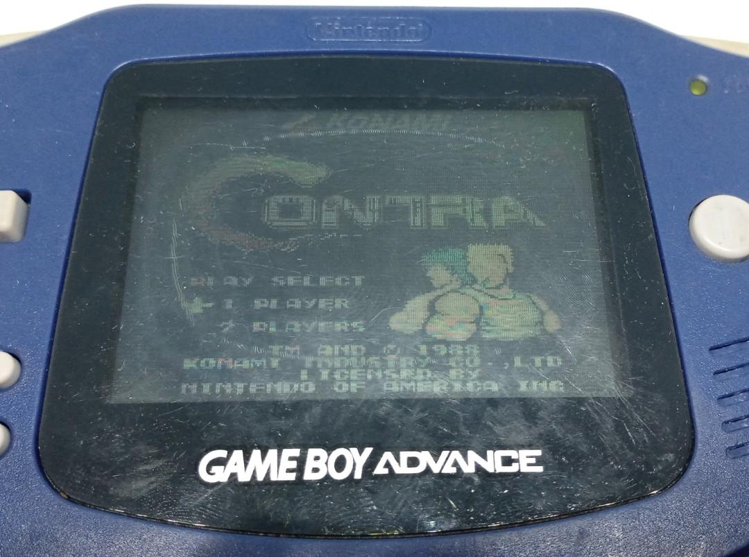 Gameboy advance gba with burn screen, Video Gaming, Video Game Consoles ...