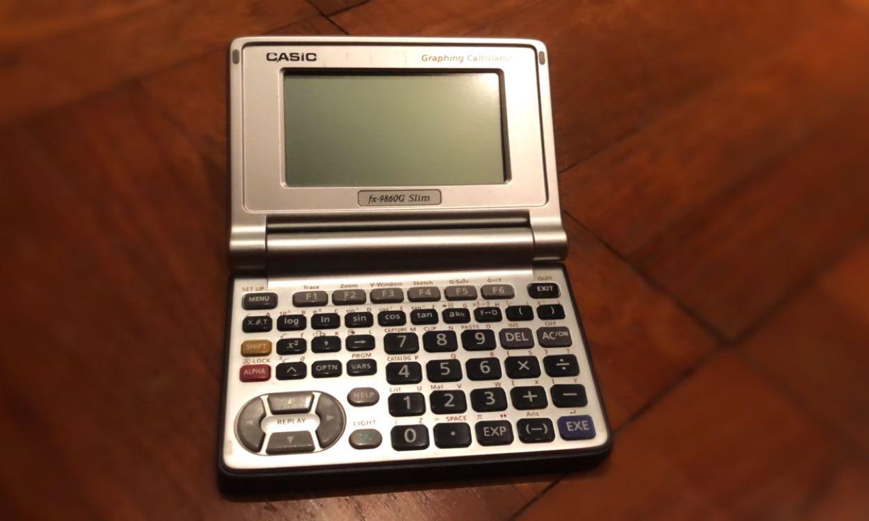 Graphing Calculator : Casio fx-9860G Slim, Hobbies & Toys, Stationery ...