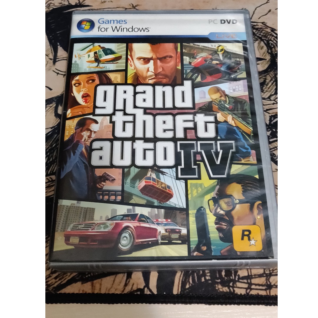 GTA IV PC 連盒連地圖連code, 遊戲機, 遊戲機遊戲, PlayStation - Carousell