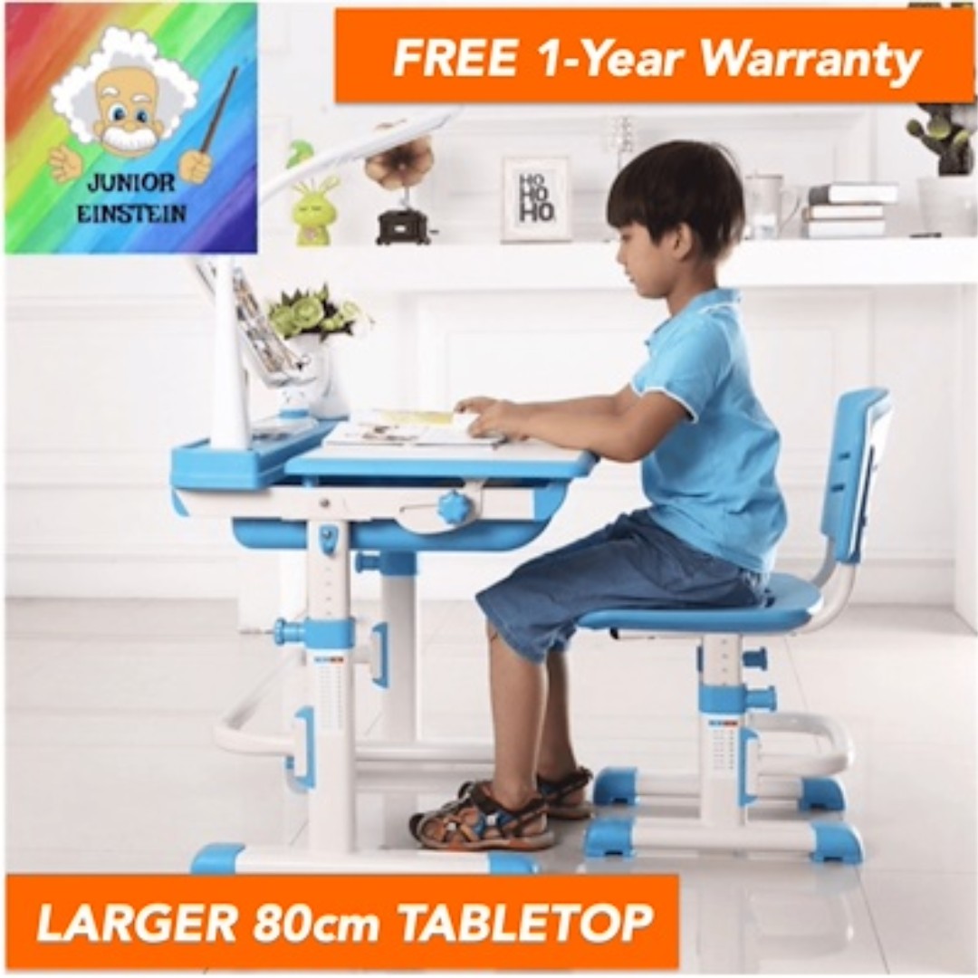 Height Adjustable Study Table for Ages 3-18, Luxury, Apparel on Carousell