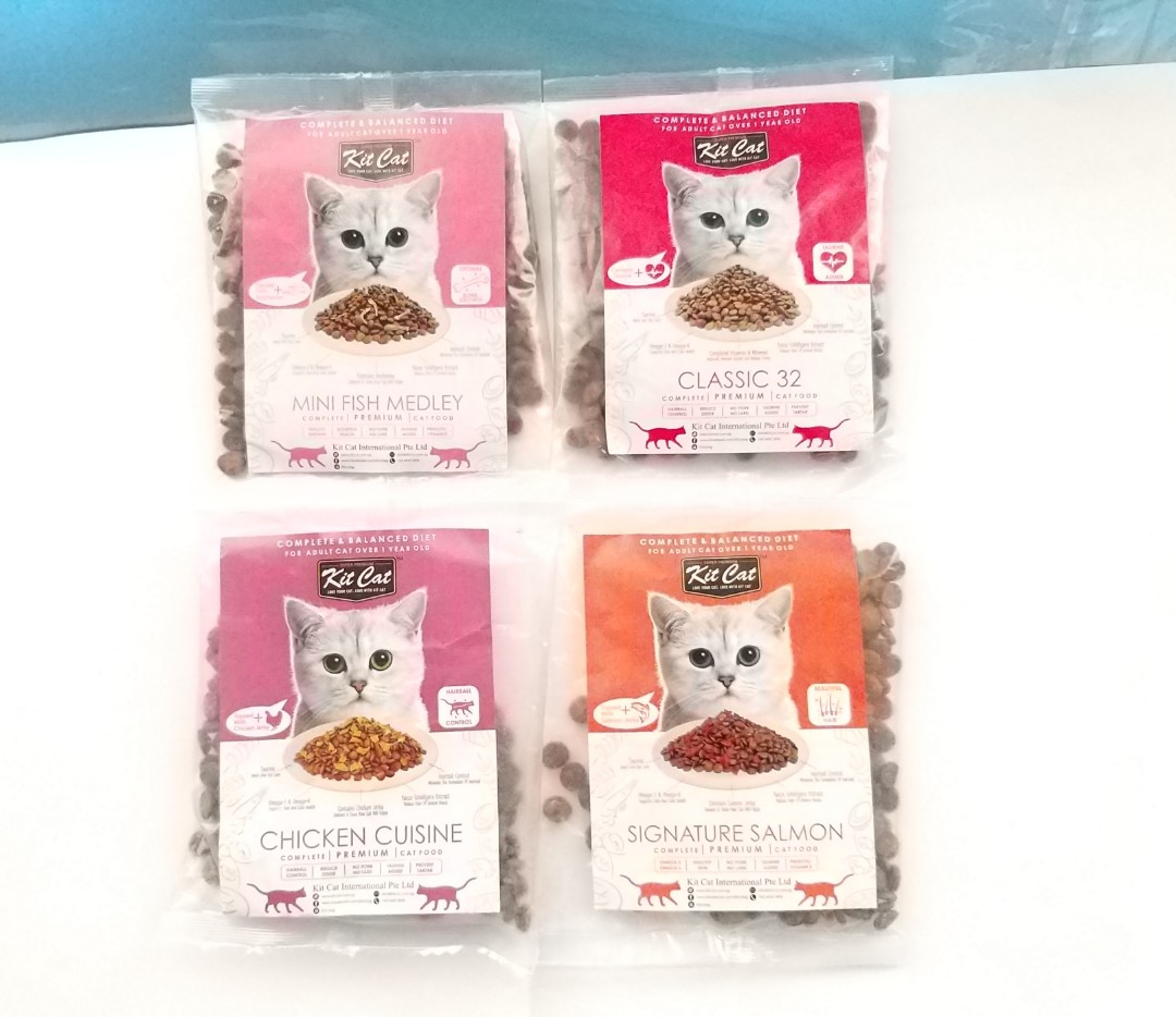 Kit Cat Dry Food Sample Pack, Pet Supplies, Pet Food on Carousell