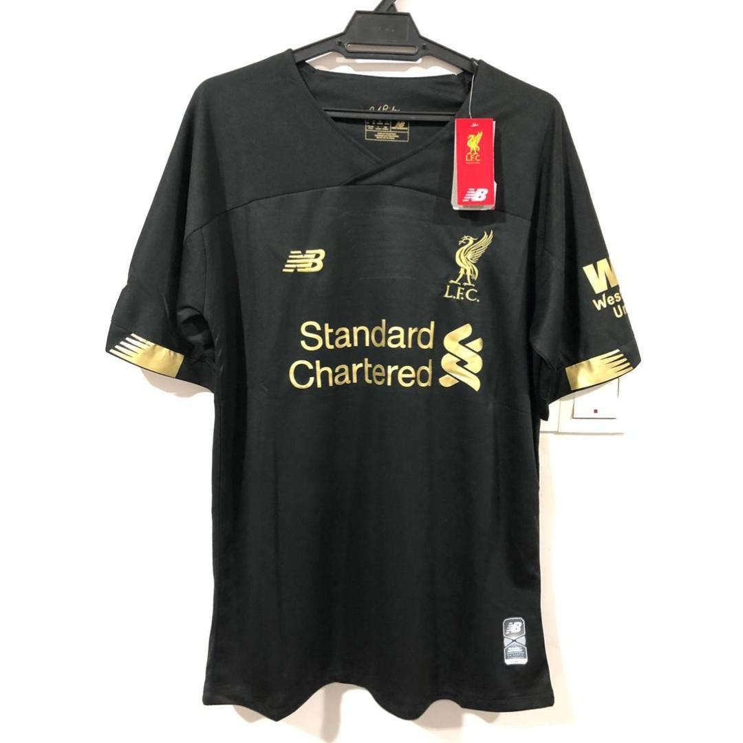 Liverpool Original Quality Black 19/20 Football Soccer Jersey #style ...