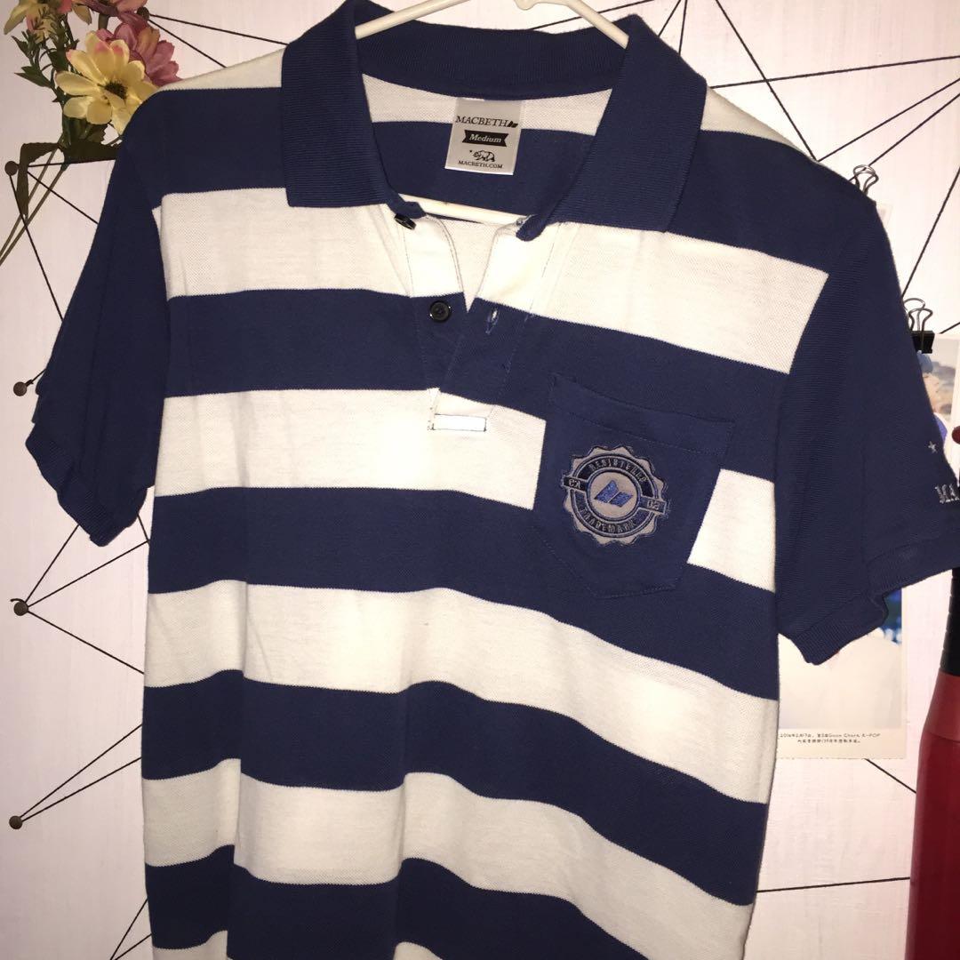 MACBETH MEN'S POLO SHIRT, Men's Fashion, Tops & Sets, Tshirts & Polo ...