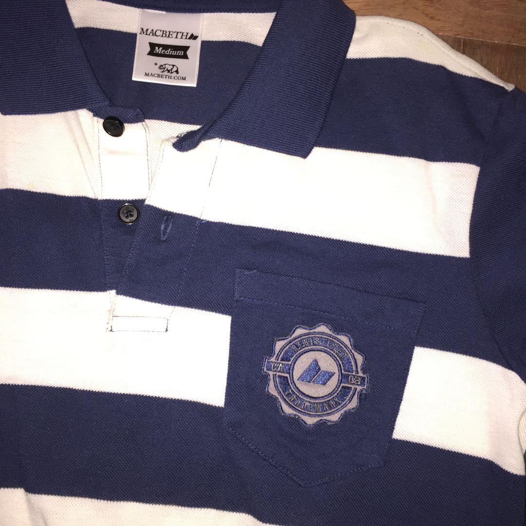 MACBETH MEN'S POLO SHIRT, Men's Fashion, Tops & Sets, Tshirts & Polo ...