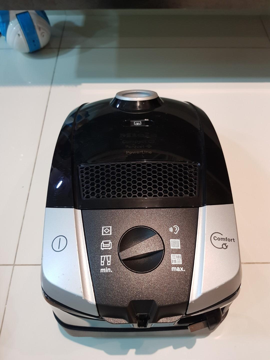 Miele compact C2 parquet Powerline Vacuum Cleaner, TV & Home Appliances ...