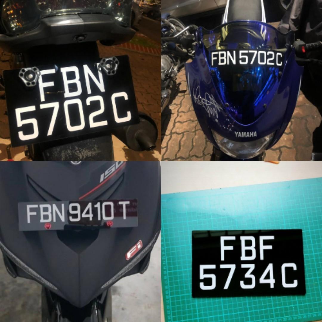 Motorcycle Plate Maker, Motorcycles, Motorcycle Accessories on Carousell