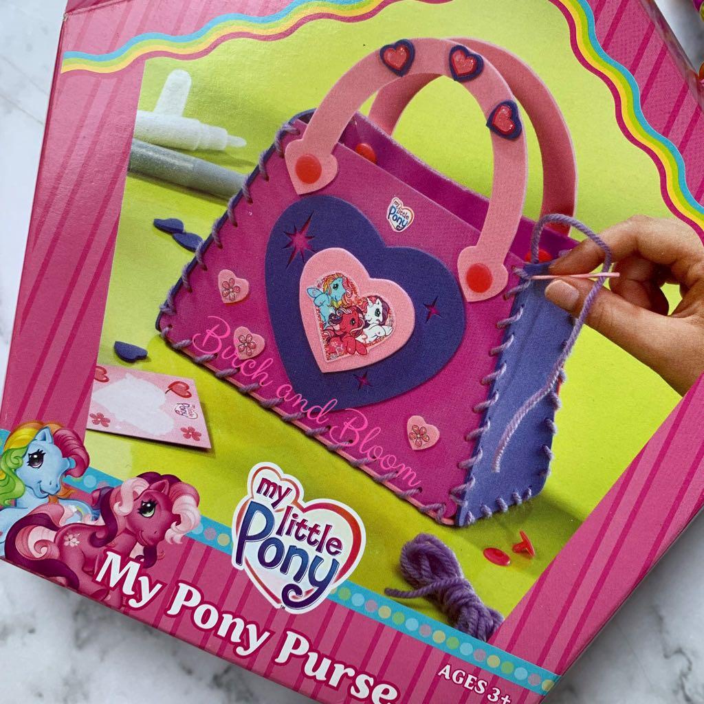 My Little Pony Purse Kit - Hasbro, Toys & Collectibles, Mainan di Carousell