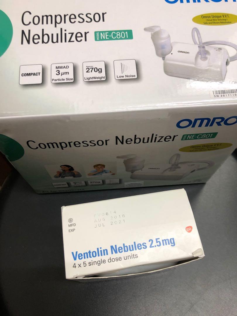 OMRON -compressor nebuliser full set, Beauty & Personal Care, Hands ...