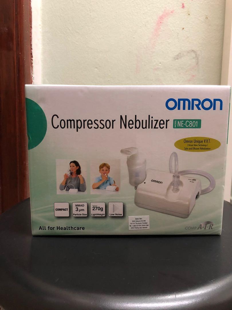 OMRON -compressor nebuliser full set, Beauty & Personal Care, Hands ...