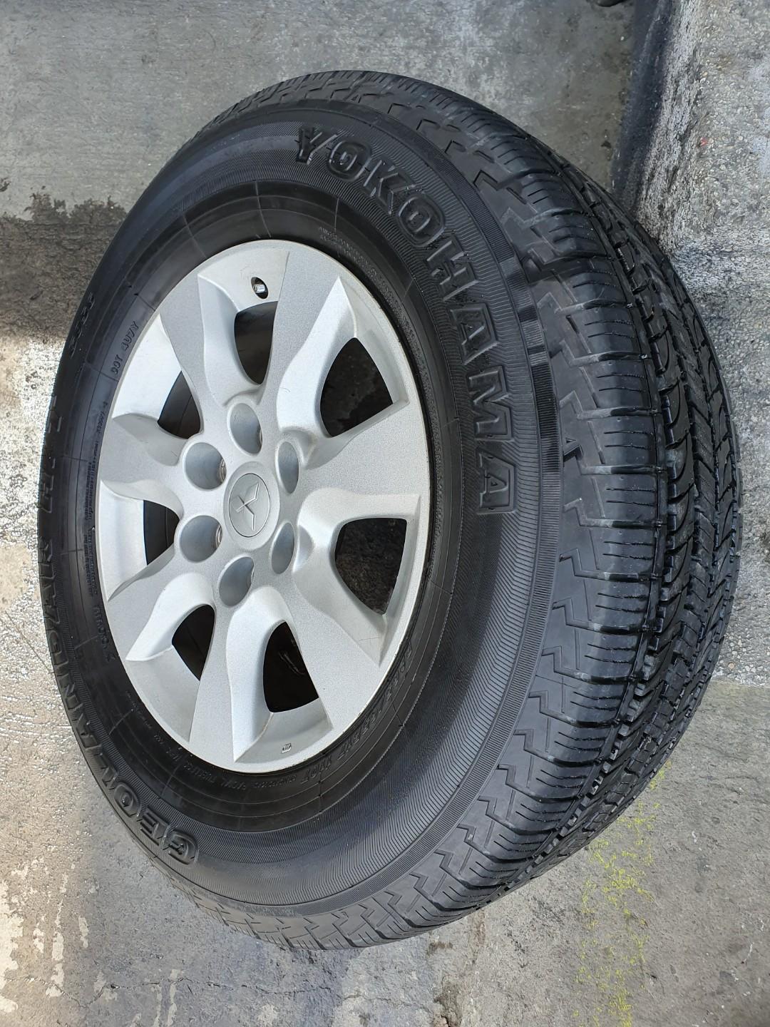 Pajero bK cK 2018 Yokohama Geolander ht Highway terrain Tires 17, Car ...