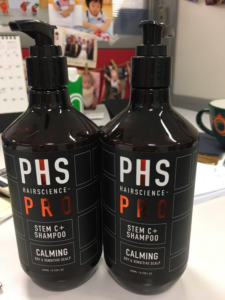 PHS hairscience stem c+ shampoo (calming), Beauty & Personal Care, Hair ...