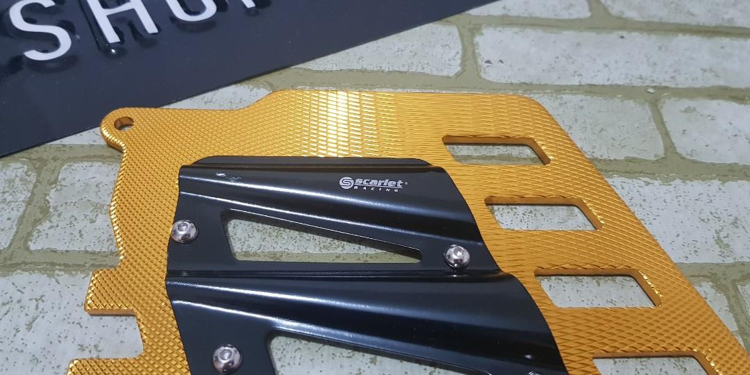 Scarlet Racing Aerox and NVX radiator cover.Ready Stock,Instock ...