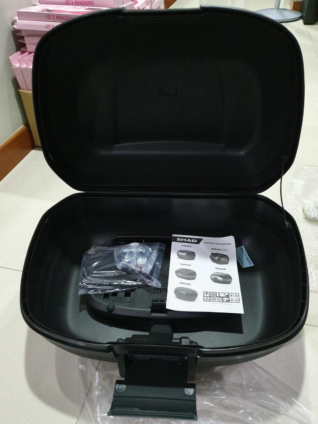 Shad 42 Top Box, Motorcycles, Motorcycle Accessories on Carousell