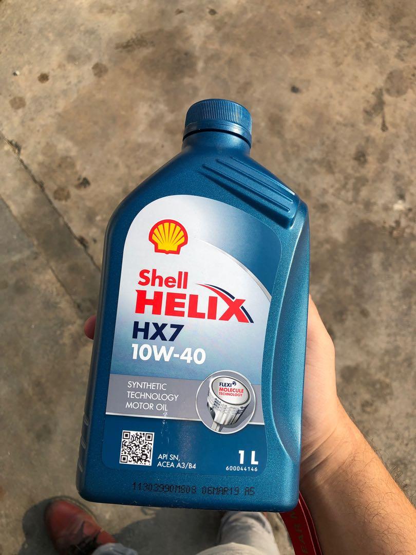 Shell Helix HX7 10W-40, Auto Accessories on Carousell