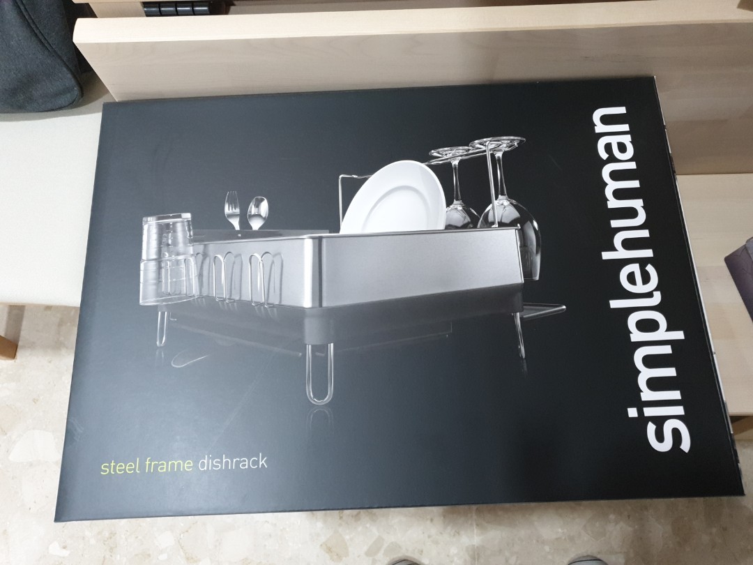 Simple Human dish rack, Furniture & Home Living, Furniture, Shelves ...