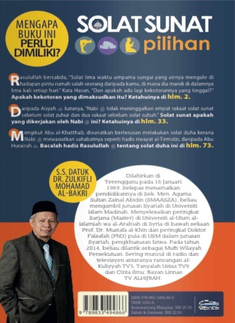 Solat Sunat Pilihan (Edisi Kemaskini) S.S. Datuk Dr. Zulkifli Mohamad ...