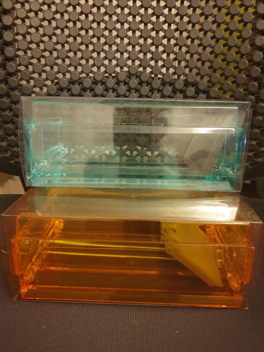 Acrylic Box,card file case, Hobbies & Toys, Stationery & Craft ...