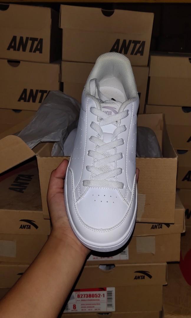 Anta white shoes, Women's Fashion, Footwear, Sneakers on Carousell