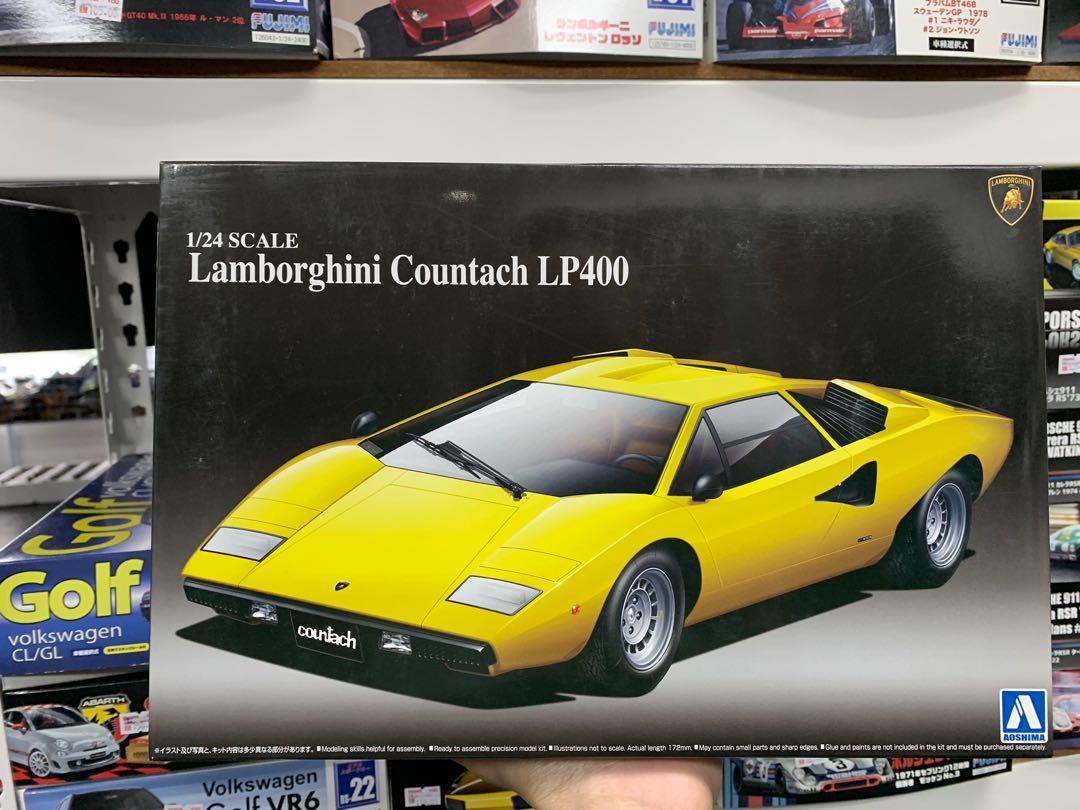 Aoshima Lamborghini Countach LP400, Hobbies & Toys, Collectibles ...