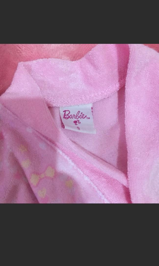 Barbie Bathrobe, Babies & Kids, Babies & Kids Fashion on Carousell