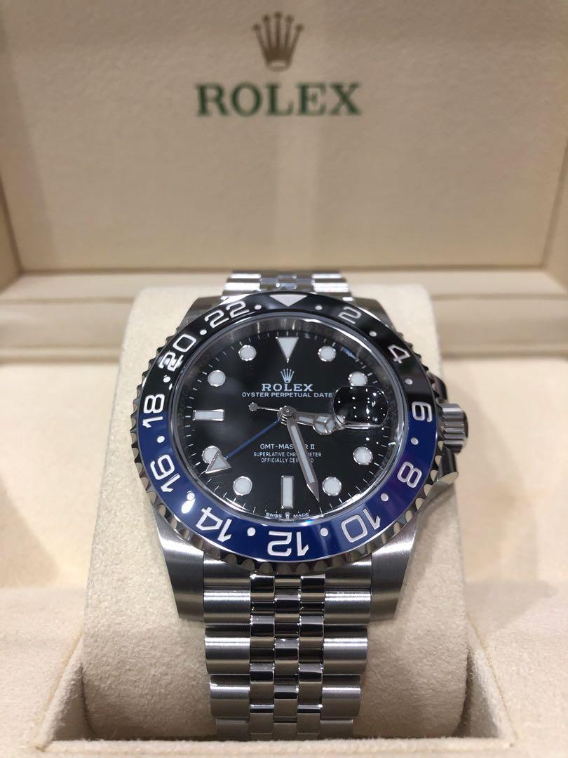 BNEW 2019 Rolex GMT Batman Batgirl Jubilee, Luxury, Watches on Carousell
