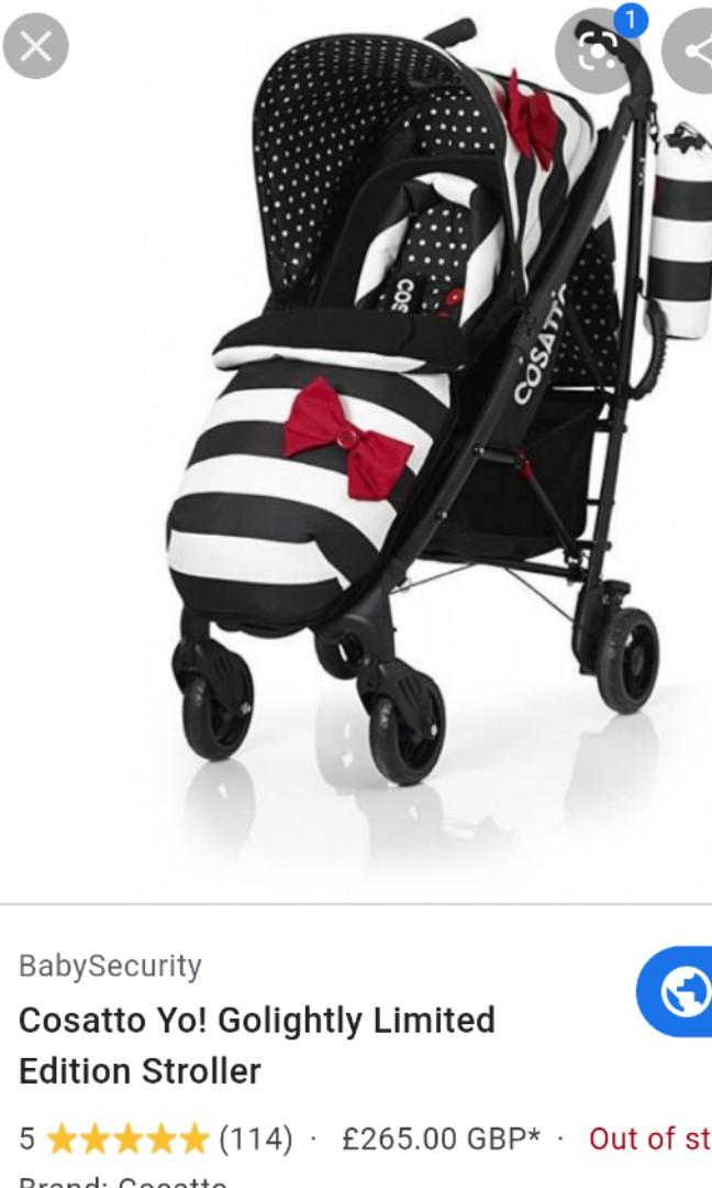 Cosatto Yo! Golightly limited edition stroller, Babies & Kids, Going ...