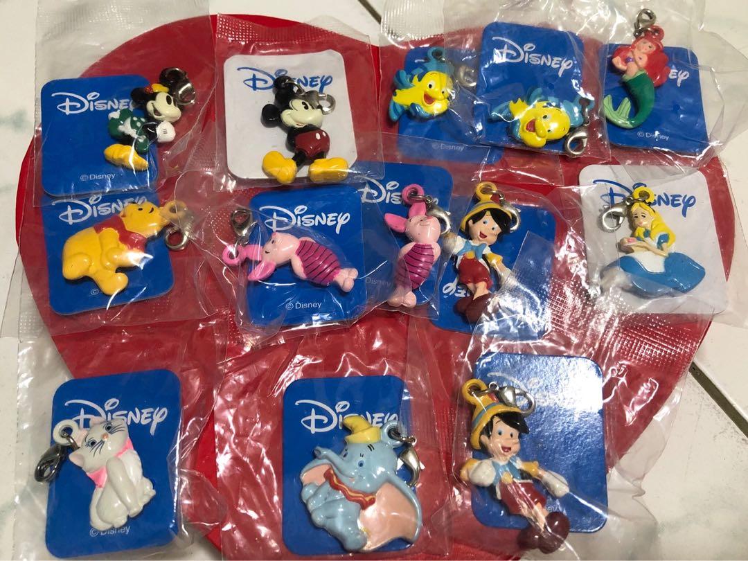 Disney yujin gashapon gacha capsule key charms Mickey Minnie dumbo ...