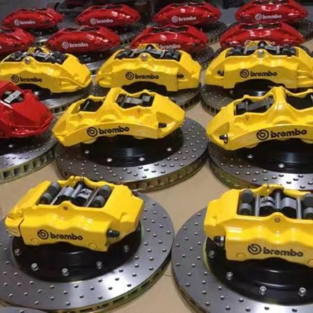 Genuine Brembo 18z Big 6 Pot BBK For VW Golf , Scirocco , Mercedes A Class , BMW F10 , F30, Car ...