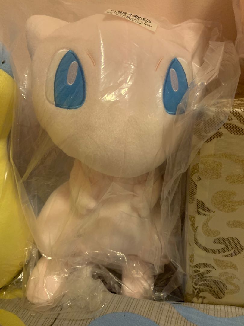 Giant Mew Pokémon Plushy, Hobbies & Toys, Toys & Games on Carousell