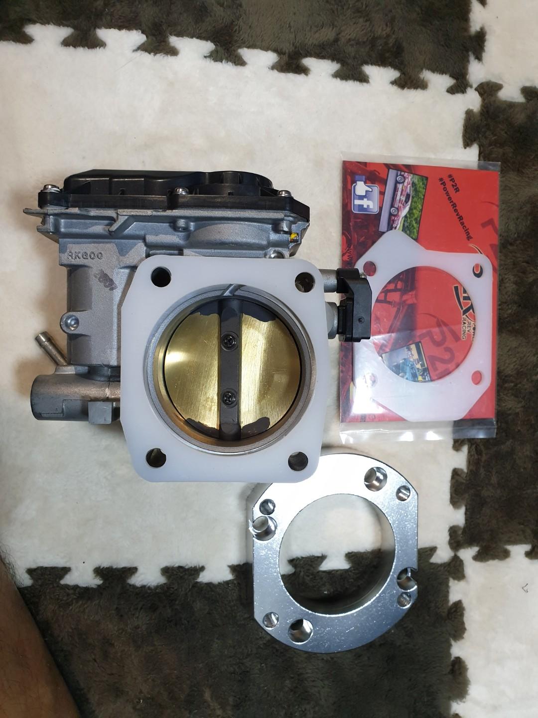 Honda New J37 throttlebody with new P2R adapter for FD2R, Car ...