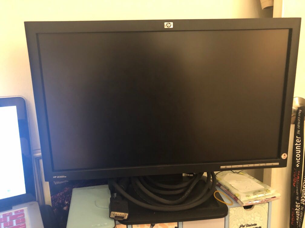HP Monitor HP LE2001w, Computers & Tech, Parts & Accessories, Monitor ...