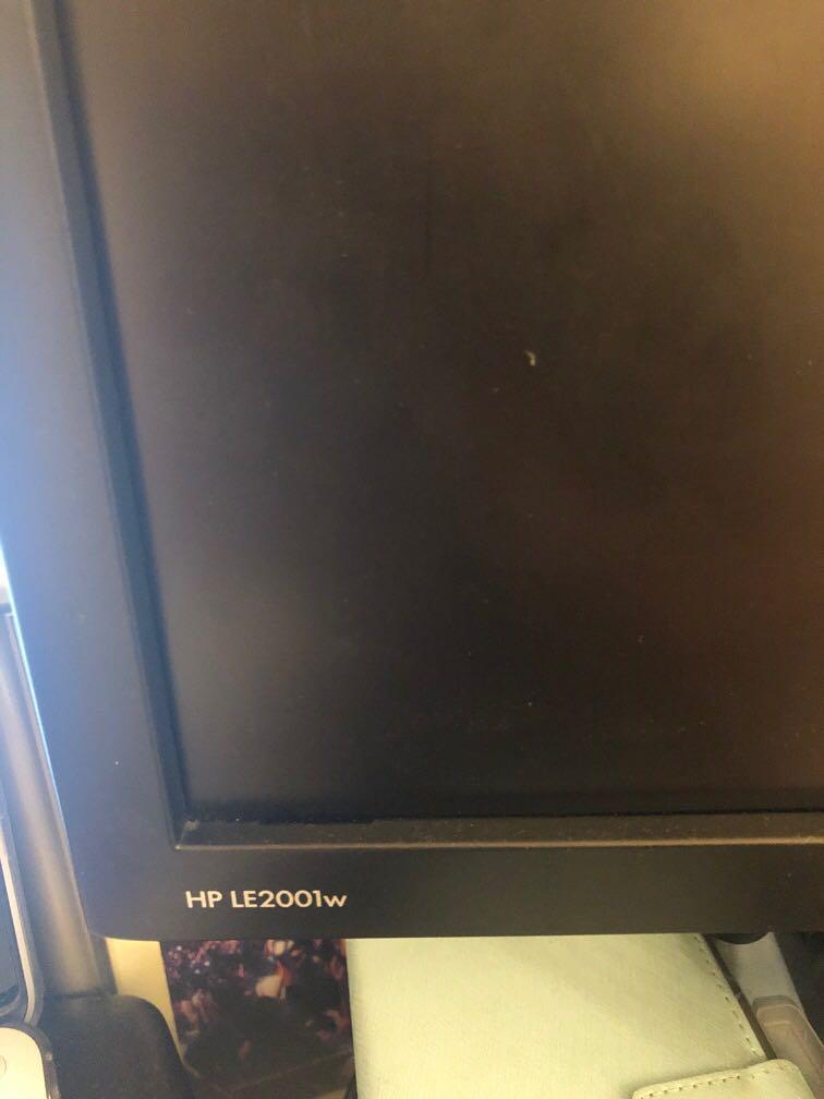 HP Monitor HP LE2001w, Computers & Tech, Parts & Accessories, Monitor ...