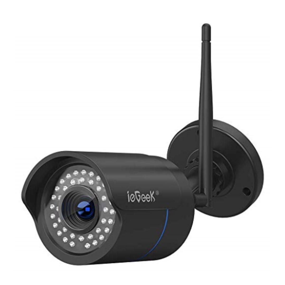 ieGeek Security WiFi Outdoor Camera 1080P Waterproof, Furniture & Home ...