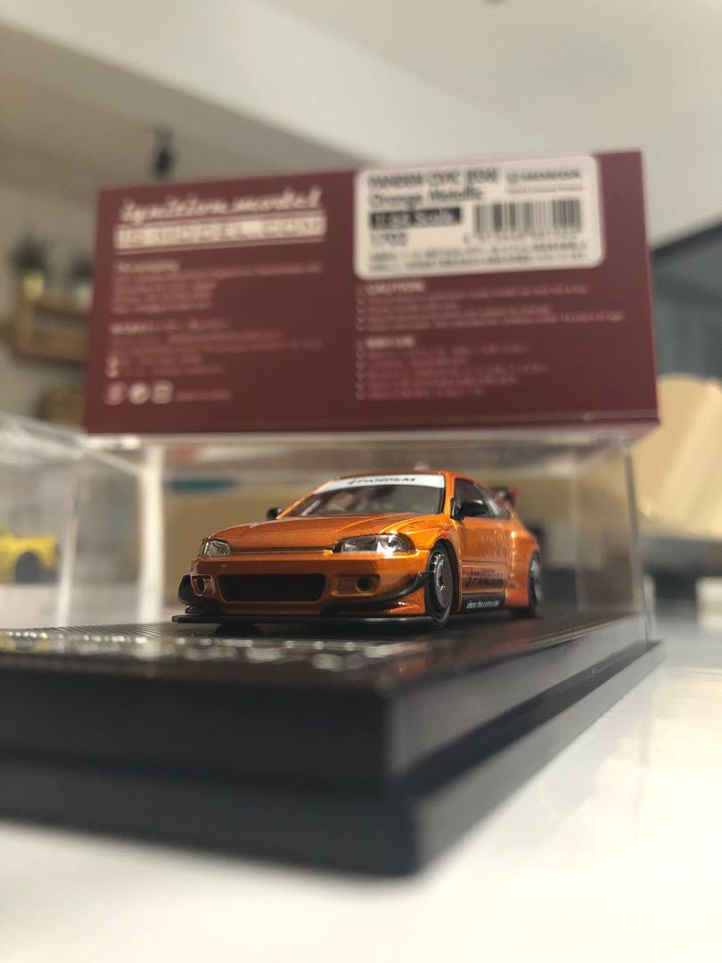 Ignition Model IG 1/64 PANDEM CIVIC (EG6) Orange Metallic 1702, Hobbies ...