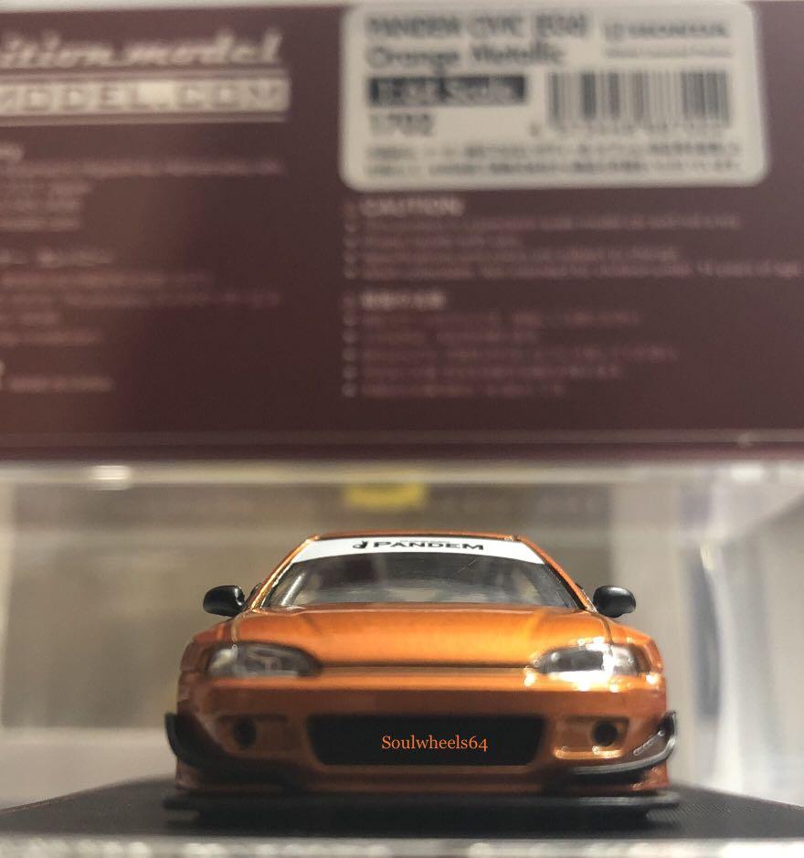 Ignition Model IG 1/64 PANDEM CIVIC (EG6) Orange Metallic 1702, Hobbies ...