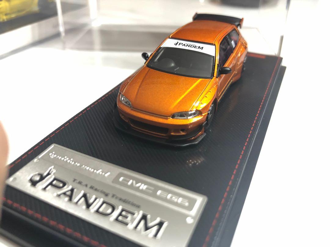 Ignition Model IG 1/64 PANDEM CIVIC (EG6) Orange Metallic 1702, Hobbies ...