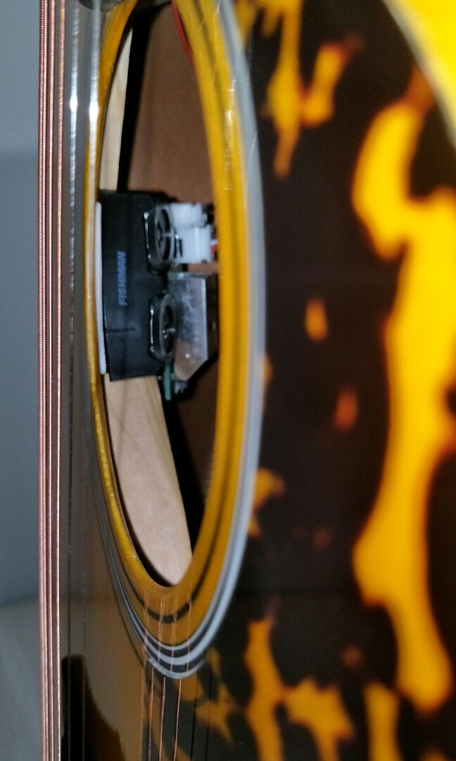 Installation of pickup/electronics fishman sonitone for acoustic ...
