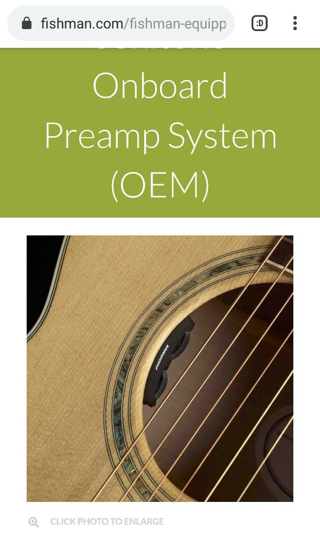 Installation of pickup/electronics fishman sonitone for acoustic ...