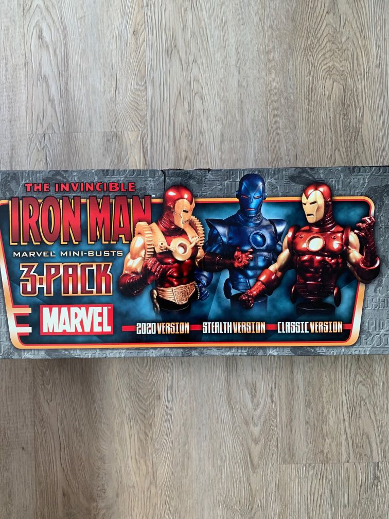 Iron man mini bust, Hobbies & Toys, Toys & Games on Carousell