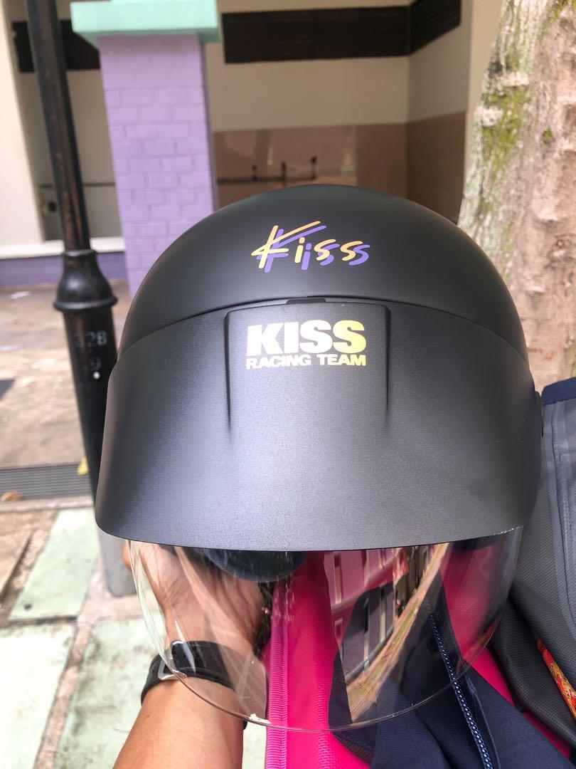 Kiss Helmet, Motorcycles, Motorcycle Apparel on Carousell