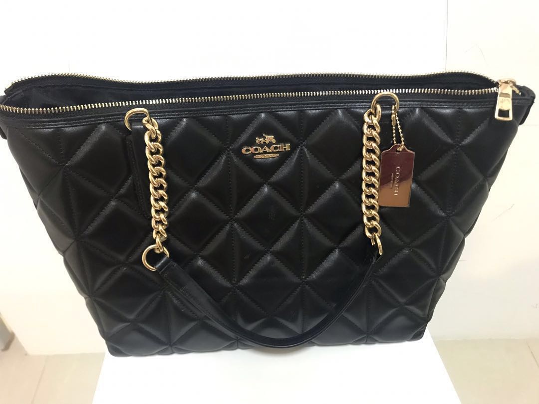New Authentic Coach quilted bag already less than half the price ...