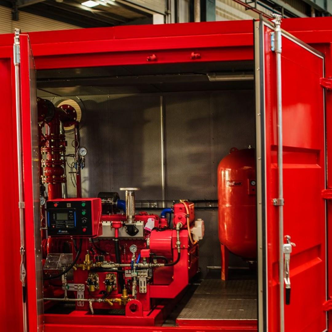 NFPA20 containerised Fire-fighting Pump Sets, Commercial & Industrial ...