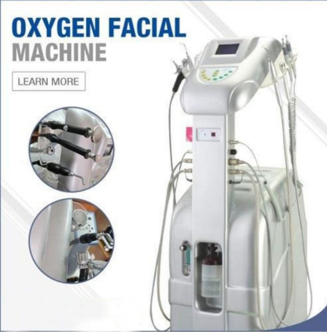 Oxyjet, Led , Gavanic, lymphatic drainage professional salon machine on ...