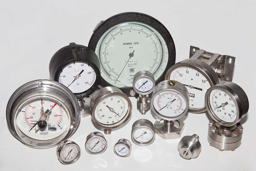 Pressure gauge pressure monitor pressure sensor boiler gauge fire ...