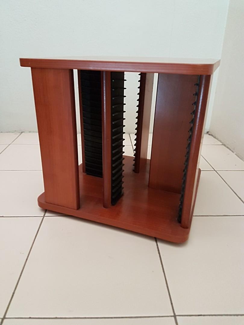 Rotating CD rack speaker stand, Audio, Portable Music Players on Carousell