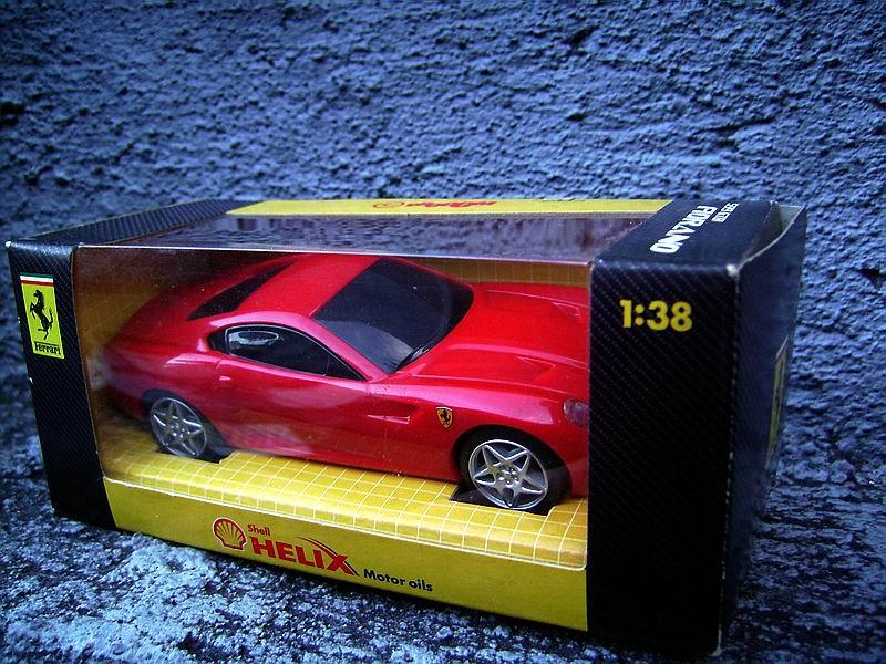 Shell Helix red Ferrari 599 GTB Fiorano, Hobbies & Toys, Toys & Games ...