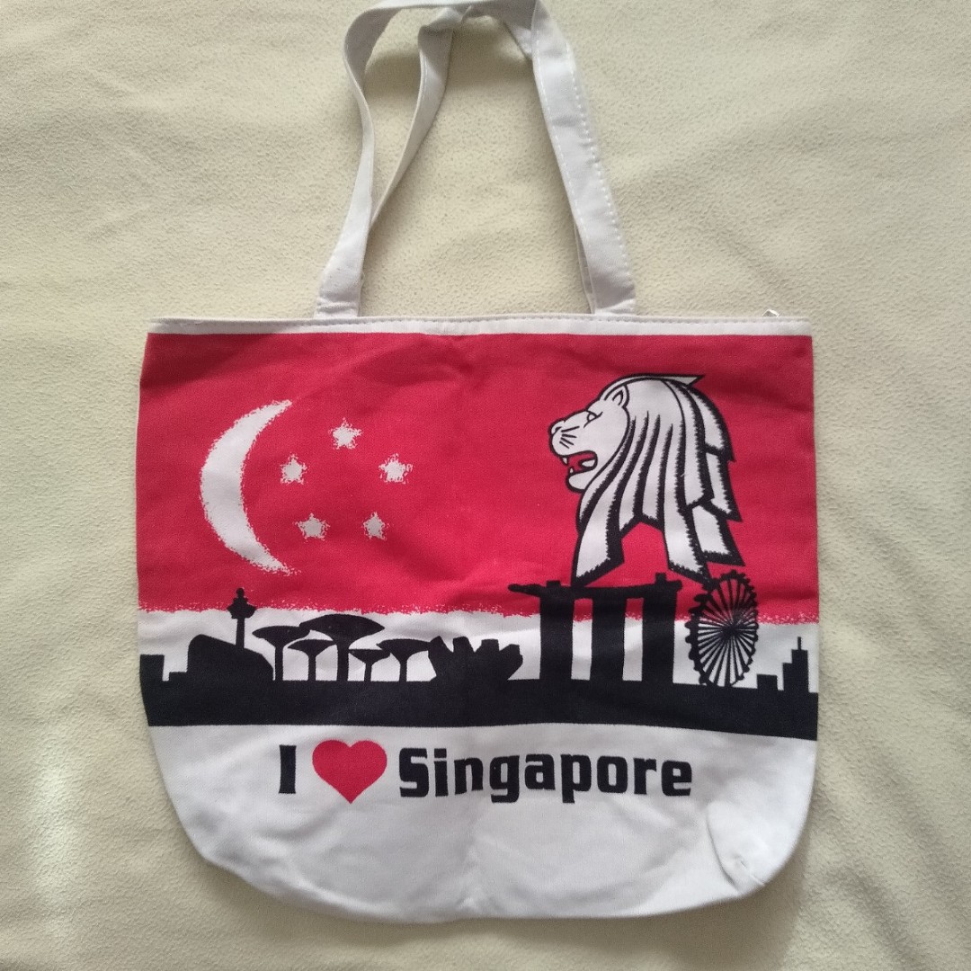 Singapore tote bag, Women's Fashion, Bags & Wallets, Tote Bags on Carousell