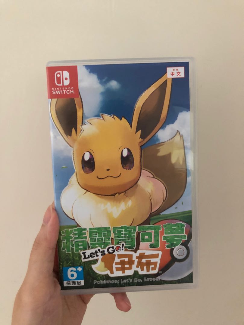 Switch game Pokemon: Let’s Go! 伊貝, 電子遊戲, 電子遊戲, Nintendo 任天堂 on Carousell