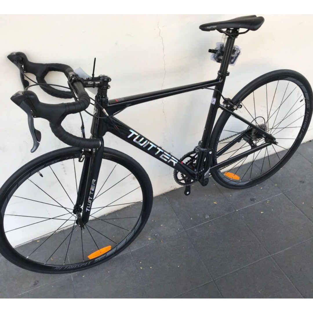 TWITTER ROAD BIKE 2 X 8 SPEED Shimano Claris, Sports Equipment ...